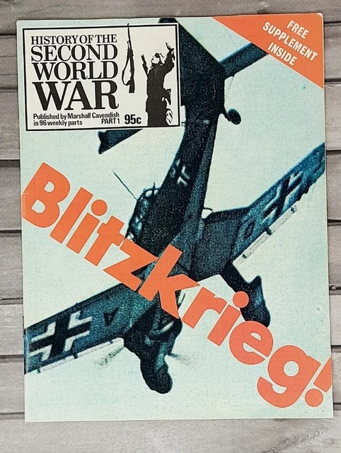 HISTORY OF THE Second World War Magazine Part 1 1973 WWII Blitzkrieg ...