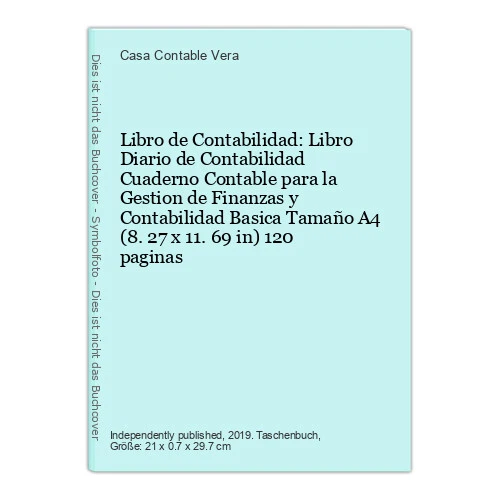 LIBRO DE CONTABILIDAD: Libro Diario de Contabilidad Cuaderno Contable para la Ge EUR 8,42 ...