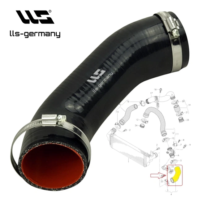 TUYAU DE TURBO Tuyau D'Admission Pour VW T5 TRANSPORTER 2.0 BITDI ...