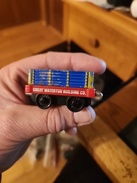 THOMAS AND FRIENDS 2002 Take N Play Cargo Car Train Blue Red Diecast ...