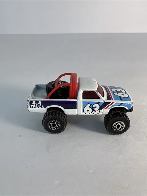 VINTAGE 1981 MATCHBOX 4X4 OPEN BACK FORD TRUCK #63 DIECAST Thailand $4. ...