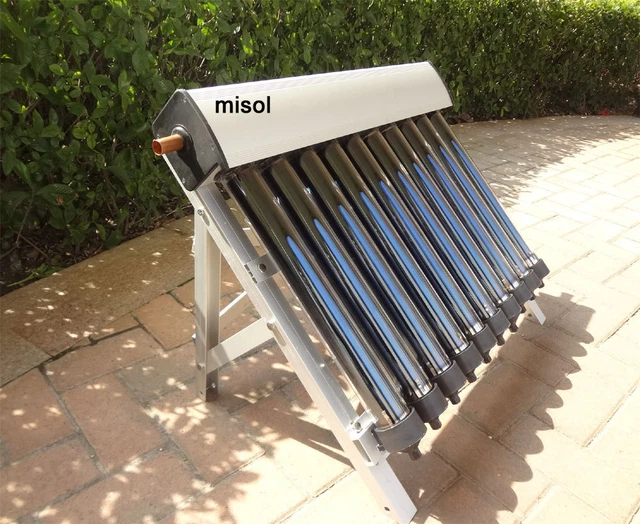 MISOL / COLLECTEUR solaire de chauffe-eau solaire 10 tubes évacués tube ...