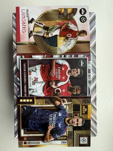VIKTOR GYOKERES ARTISTRY Card Topps Deco 2025/26 And Arsenal Bundle £22 ...