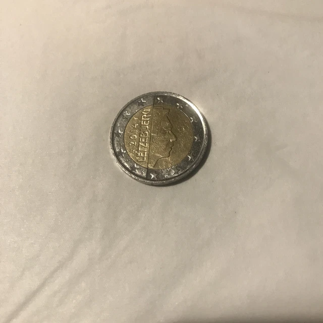 PIÈCE 2 EURO Letzebuerg 2014 Luxembourg Très Belle Pièce Rare EUR 6,00 ...