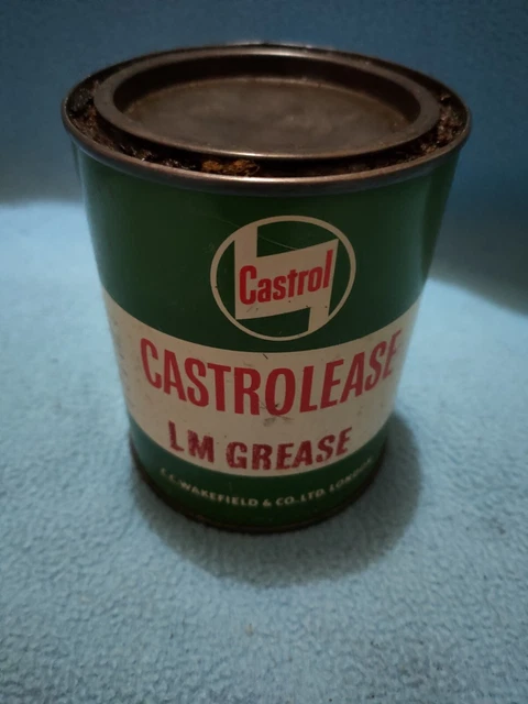VINTAGE CASTROL CASTROLEASE LM Grease One Pound Vintage Can £11.00 ...