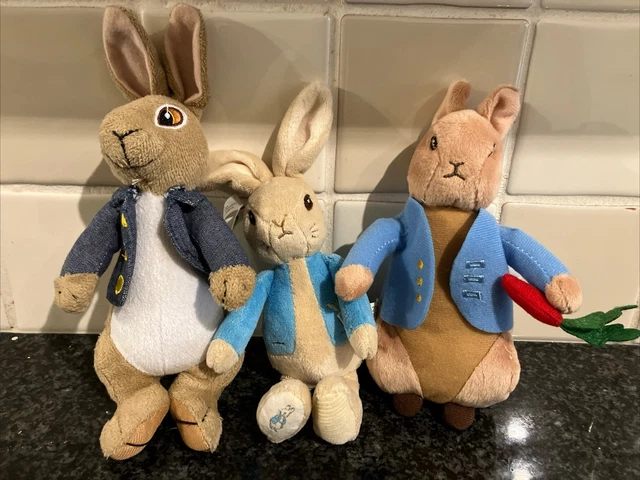 BEATRICE POTTER PETER Rabbit Soft Toys Characters X3 £1.17 - PicClick UK