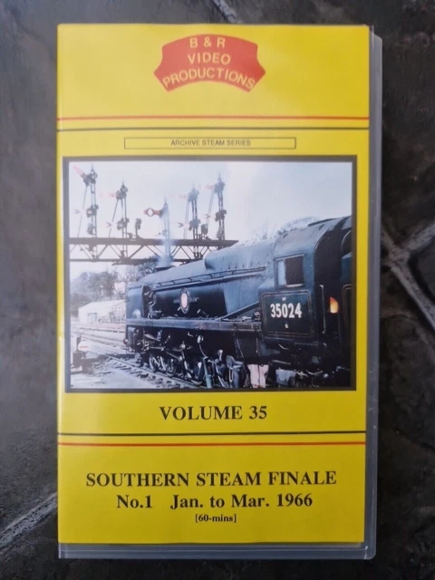 ARCHIVE STEAM SERIES VHS Vol 35 Southern Steam Finale No 1 Jan To Mar ...
