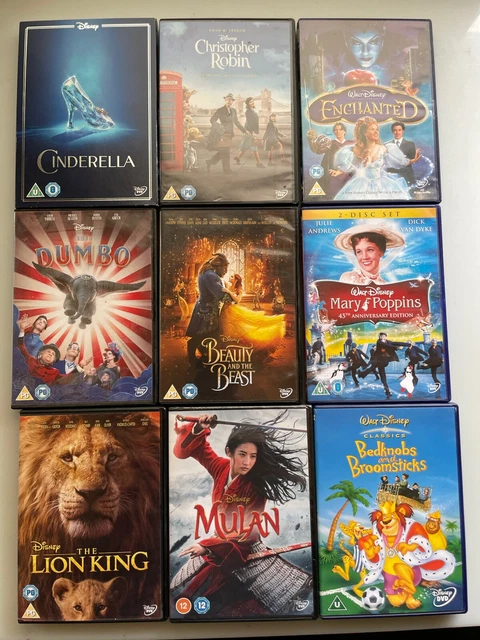 DISNEY LIVE ACTION Dvd Bundle X12 Dvds £12.00 - PicClick UK