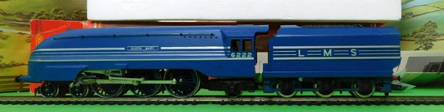 HORNBY R834 LMS 4-6-2 Coronation Class Loco 6222 QUEEN MARY blue boxed ...