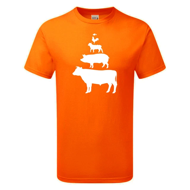 FOOD PYRAMID EAT WELL GUIDE CARNIVORE Tshirt Mens Womens Offensive ...