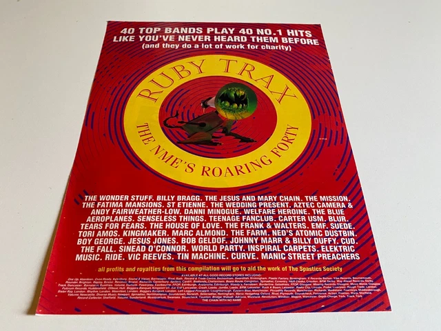 PUBLICITÉ MAGAZINE PTP07 12X10" Ruby Trax - Album Nme's Raoring ...