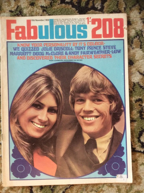 FABULOUS MAGAZINE 16TH Nov 1968 featuring Cliff Richard, Jim Morrison ...