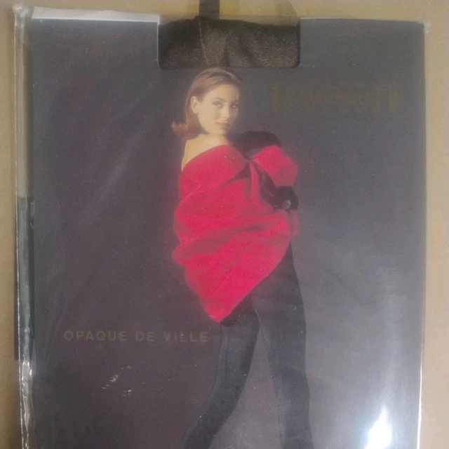 RARE VINTAGE WOLFORD 50 Den Opaque De Ville Tights, Size Small in Coca ...