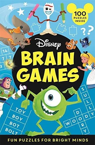 DISNEY BRAIN GAMES: Fun puzzles for bright minds,Walt Disney Com £2.63 ...
