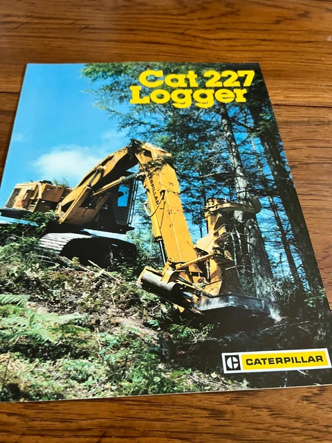 CATERPILLAR CAT 227 Feller Buncher Logger Brochure FCCA £20.72 ...