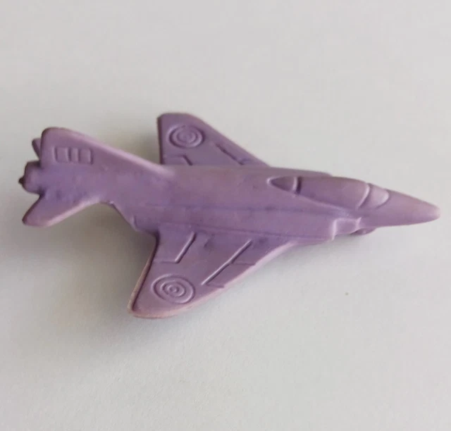 VINTAGE MATCHBOX LESNEY Rubber Phantom F-4E Fighter Jet Purple England ...