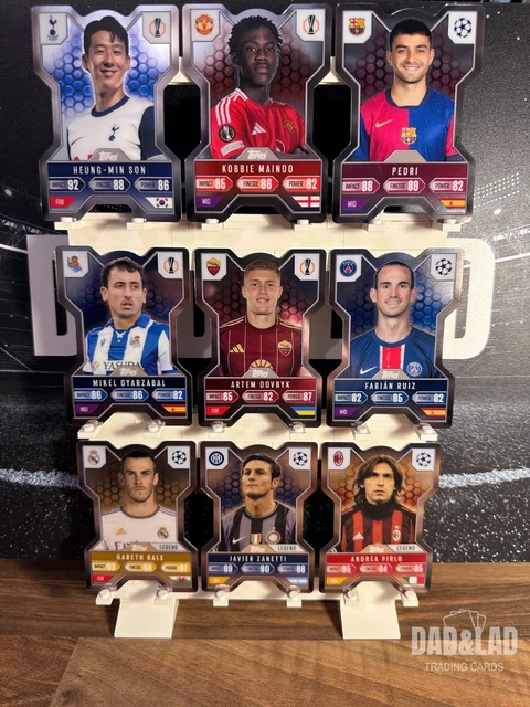 MATCH ATTAX EXTRA 24/25 - Chrome X FULL SET - Contains ALL 9 CARDS ...