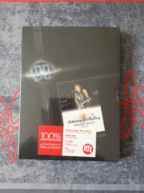JOHNNY HALLYDAY PARC Des Princes 93 Digipack 2DVD Edition Anniversaire ...