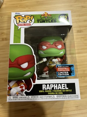 FUNKO POP! RAPHAEL as Red Power Ranger TMNT #112 NYCC 2022 Shared In ...