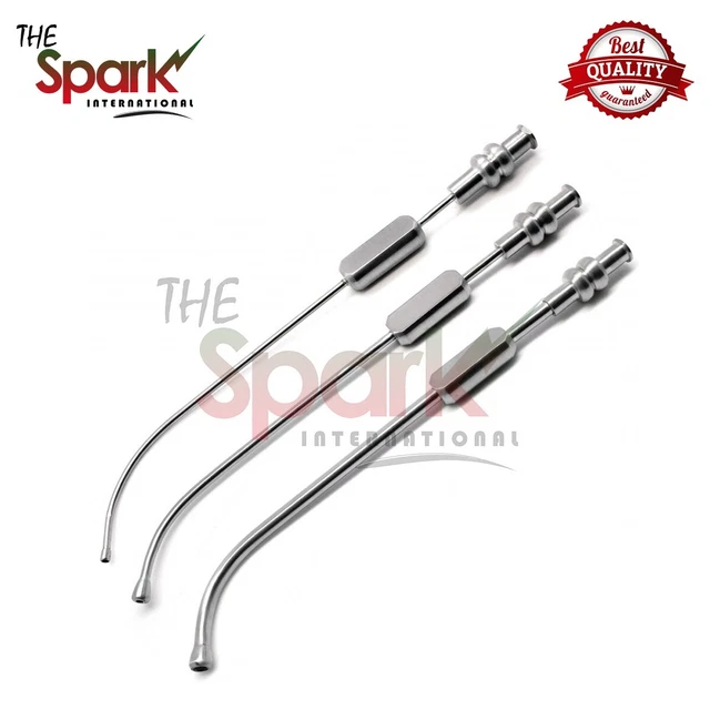 DENTAL CANNULA SINUS Suction Tubes 2.5mm, 3mm & 4mm Surgical ...
