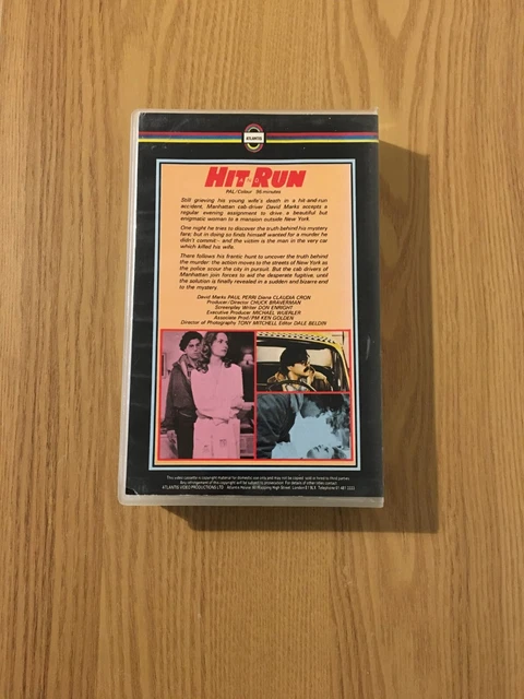 HIT & RUN ~ Atlantis Pre Cert VHS Video ***Faulty*** £4.01 - PicClick UK