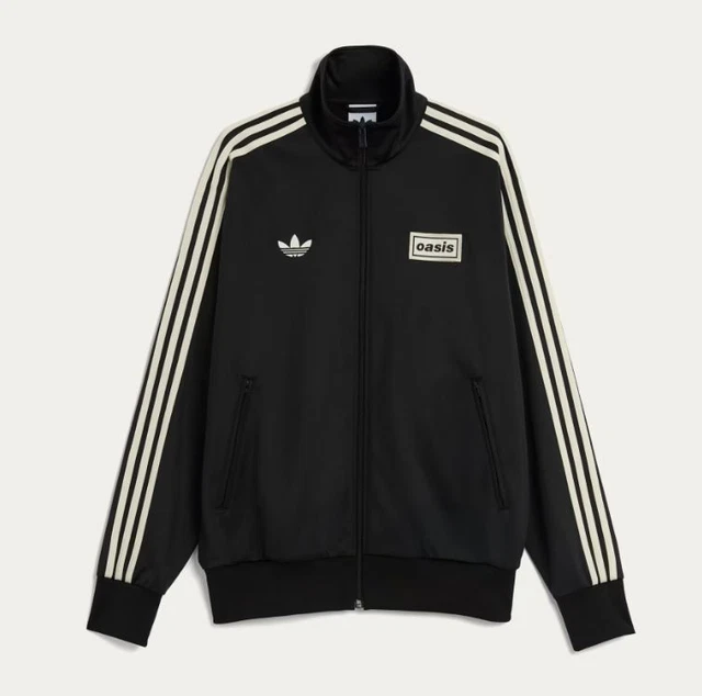 ADIDAS ORIGINALS X Oasis - Live ‘25 Tour Firebird Track Jacket Black ...