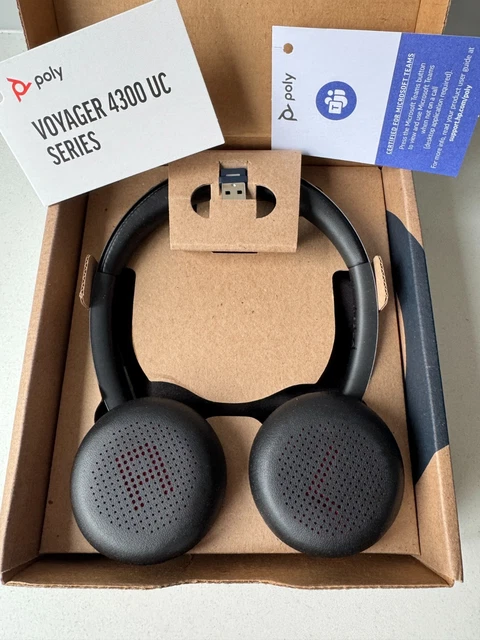 POLY VOYAGER 4320 UC Bluetooth Headset +USB BT700 +Warranty NEW £62.00 ...