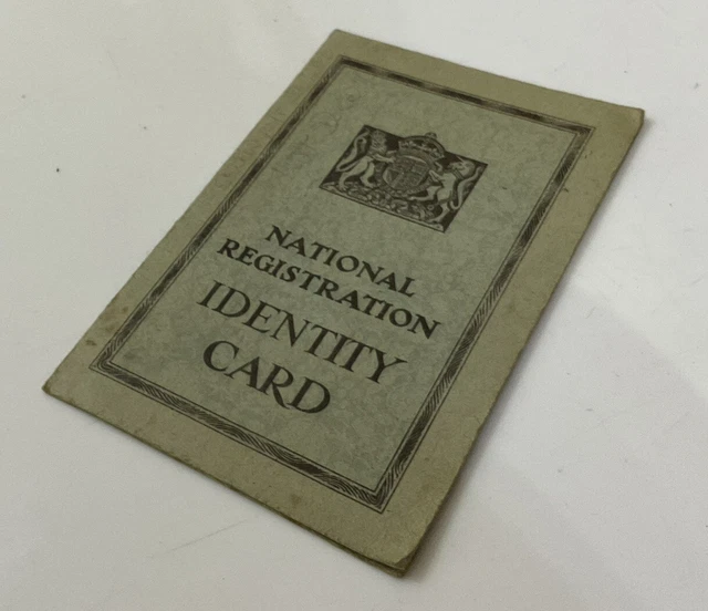 ORIGINAL VINTAGE USED National Registration Identity Card £5.00 ...