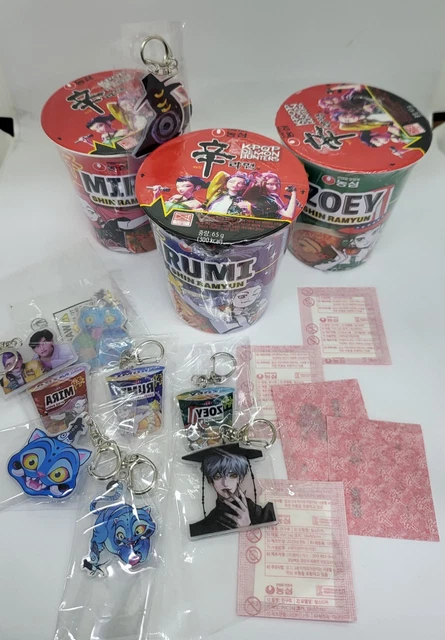 [EXCLUSIVE] KPOP DEMON Hunters Shin Ramyun Cup Noodles and gift packs ...