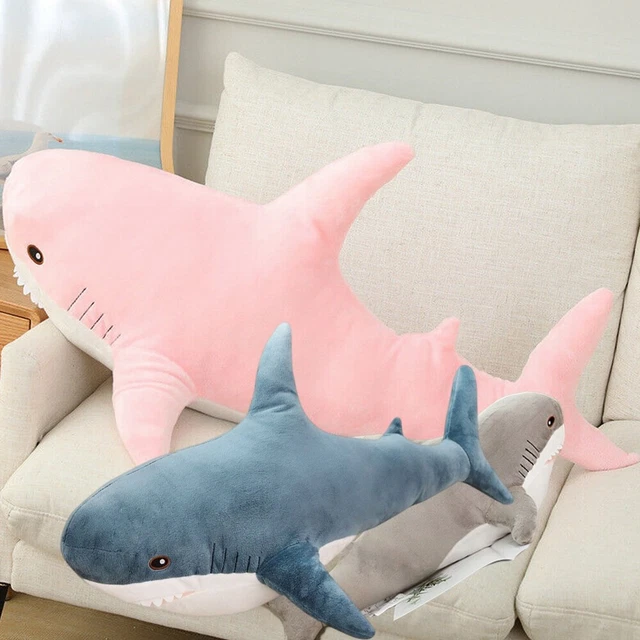 NEW 100CM BLAHAJ Shark Soft Large Plush Toy Stuffed Animal Toy Kids ...