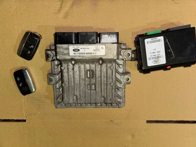 LAND ROVER DEFENDER Tdci PUMA 2.2 engine ECU + matching 10AS + 2 key ...