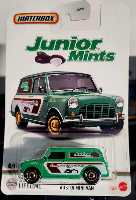 AUSTIN MINI VAN Green 2025 Matchbox Candy Series Junior Mints 6/6 ...