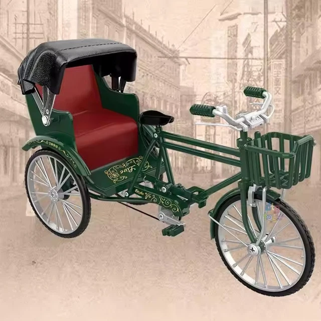 3 WHEEL RICKSHAW Model, Cute Style Rickshaw Model Small Compact for Bar ...