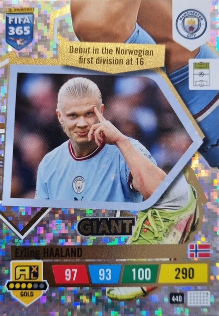 PANINI FIFA 365 Adrenalyn XL 2023 Giant Nr.440 Erling Haaland ...