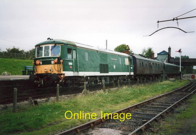 RAILWAY PHOTO 6X4 Class 73 E6003 Passenger Train Loughborough 18/9/04 ...