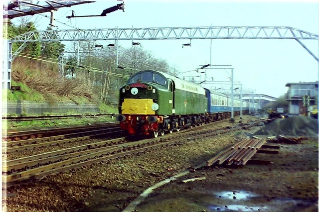 35MM RAILWAY COLOUR Negative Class 40 122 at Sandbach £1.95 - PicClick UK