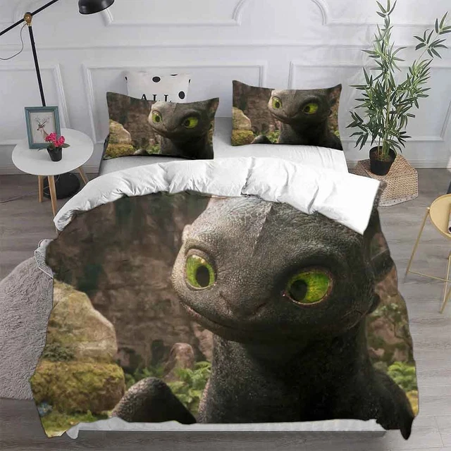 2025 HOW TO Train Your Dragon Toothless Duvet Cover Bedding Set ...