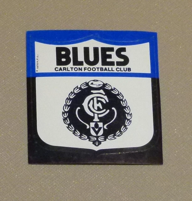 BLUES .. ORIGINAL vintage 1975 VFL AFL Footy sticker $15.00 - PicClick AU