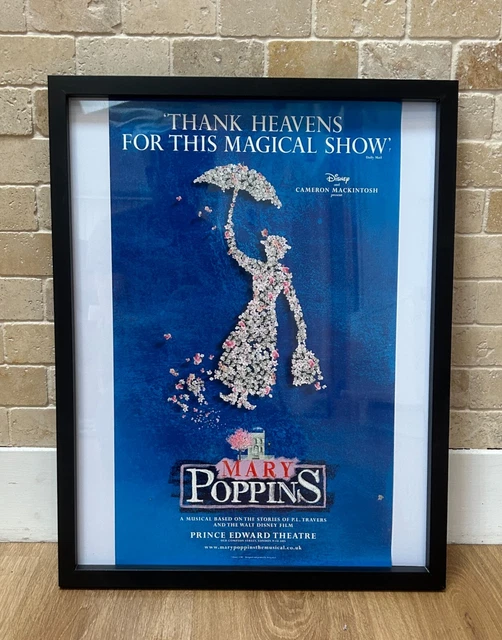 ORIGINAL 2004 WEST End Theatre Poster Musical Mary Poppins Prince ...