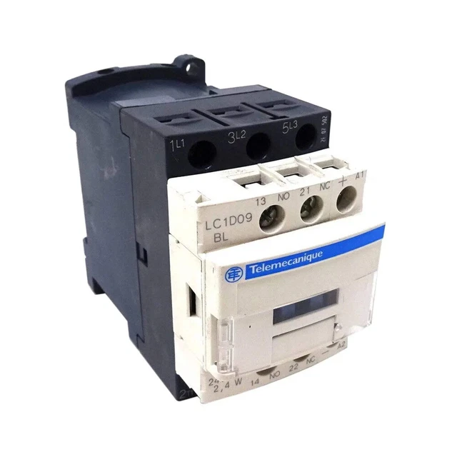 SCHNEIDER ELECTRIC / Telemecanique Contactor 3 Pole 400V 9A 24VDC ...