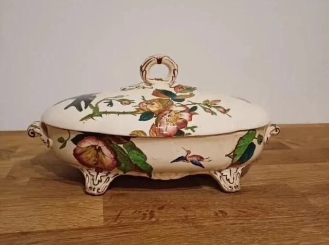 TRENTHAM ART WARE Pottery Art Deco Serving Bowl With Lid £19.99 ...