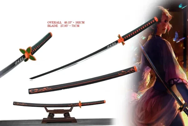 KOCHO SHINOBU DEMON Slayer Replica Insect Hashira Nichirin Sword ...