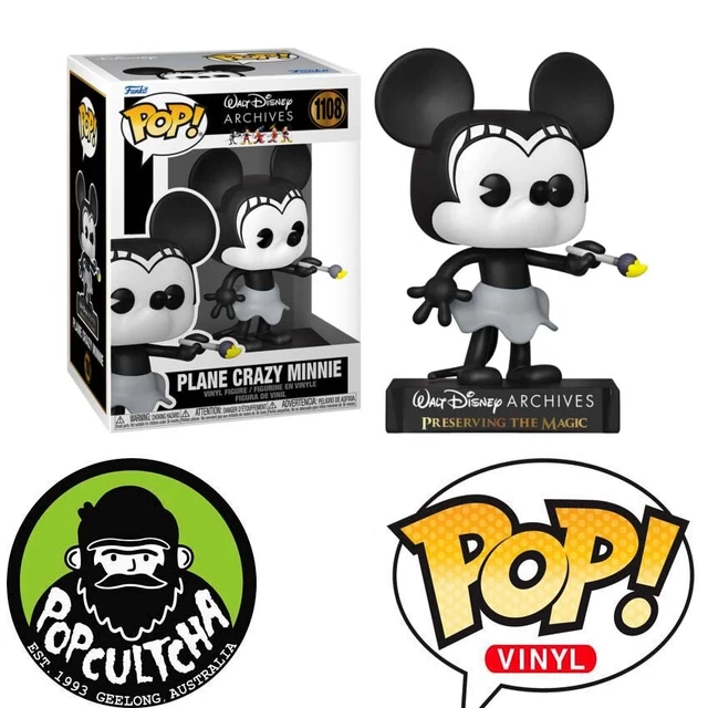 MICKEY MOUSE - Plane Crazy Minnie Disney Archives Pop! Vinyl Figure ...