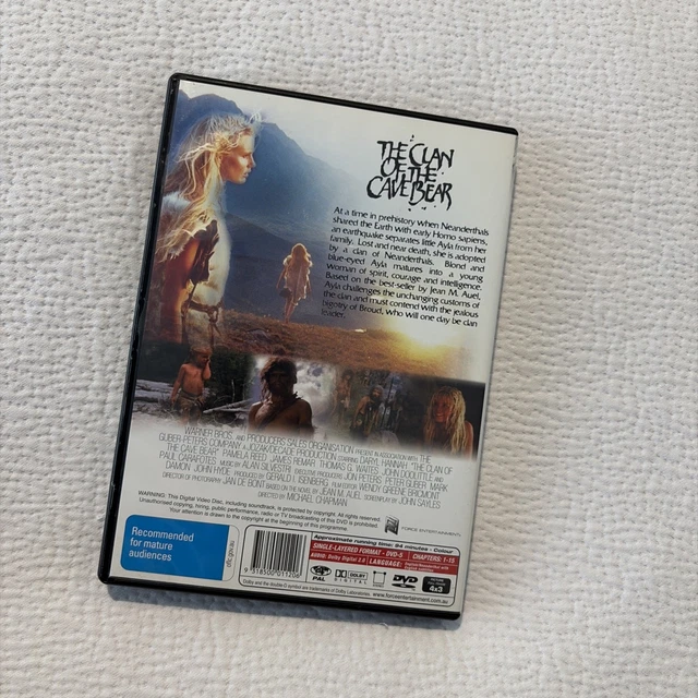 THE CLAN OF The Cave Bear (DVD, 1986 Film) Daryl Hannah Pamela Reed ...