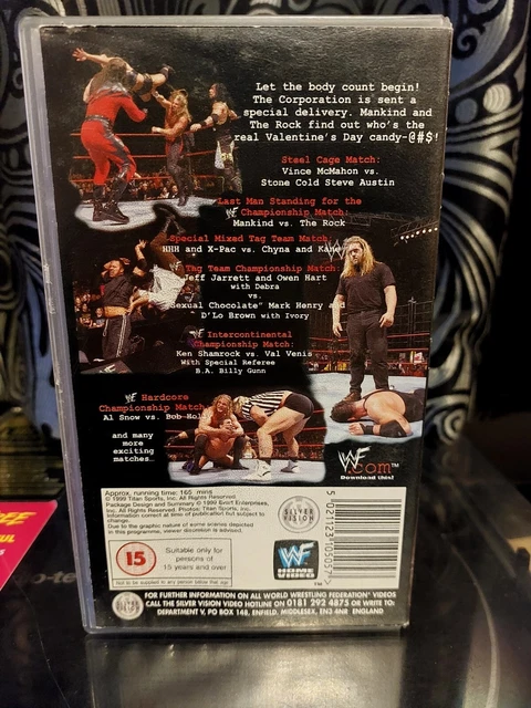 WWF/WWE VHS BUNDLE Rock Bottom, KOTR, Fully Loaded, Valentines Day Massacre £20.00 - PicClick UK