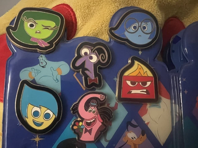 DISNEY PARKS PIXAR Inside Out Everyday Is Full of Emotions Joy 6 Pin ...