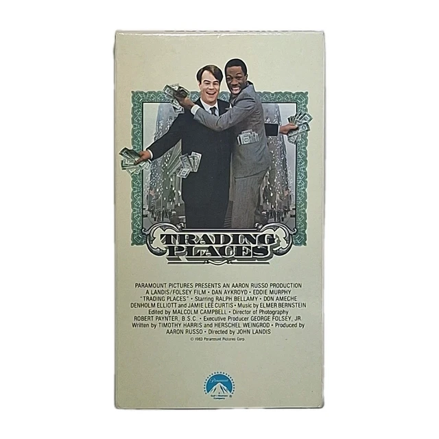 TRADING PLACES (VHS, 1983) Very Clean Copy VG+ Tested OOP Fast Shipping ...