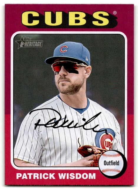 2024 TOPPS HERITAGE #428 Patrick Wisdom Chicago Cubs EUR 1,79 - PicClick IT