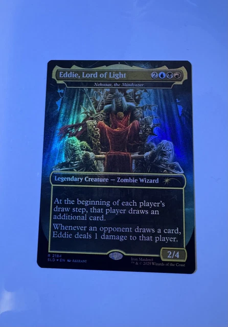 SECRET LAIR X Iron Maiden Eddie, Lord of Light Foil Nekusar, The ...