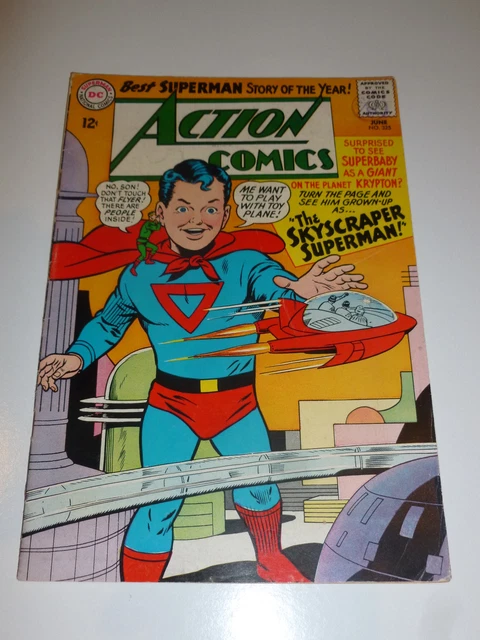 ACTION COMICS (STARRING Superman) Comic - No 325 - Date 06/1965 - DC ...